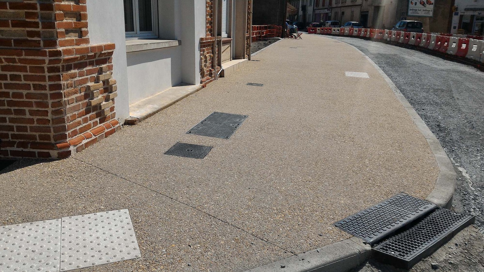 Chantier d'aménagement du centre bourg - Villefranche d'Albigeois